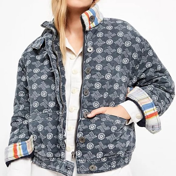 Free People | Jackets & Coats | Free People Mackenzie Bomber Jacket ...
